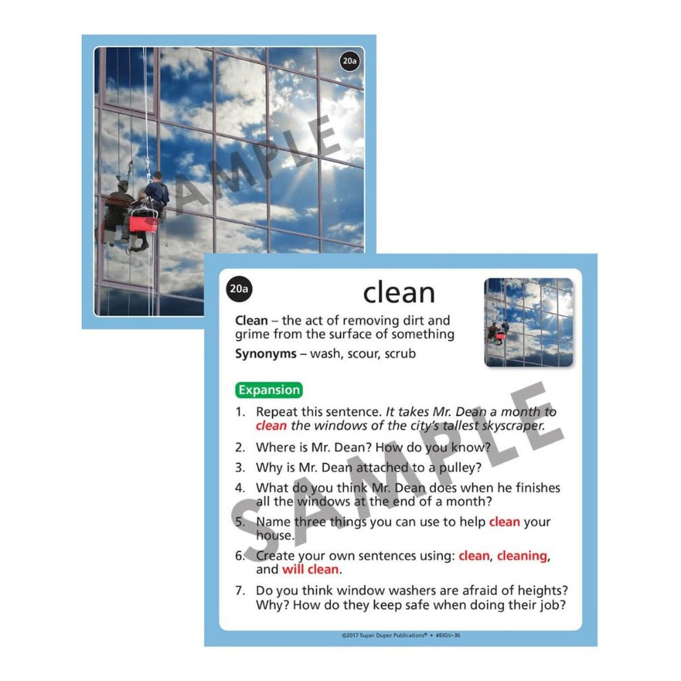 Webber BIG Verbs Photo Cards | Critical Thinking & Grammar | Canada ...