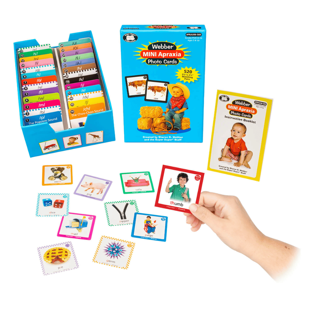 Webber BIG Apraxia Photo Cards | Motor Speech & Articulation ...