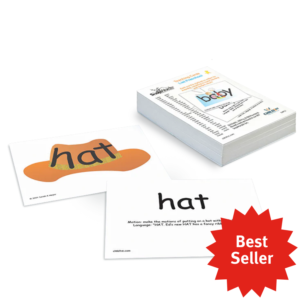 SnapWords® Preschool Teaching Cards | Multisensory Learning ...