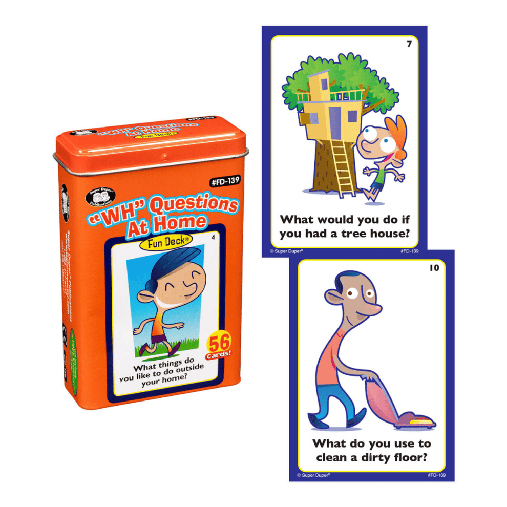 "WH" Questions At Home Fun Deck® | Super Duper | Canada – Rejuvenate ...